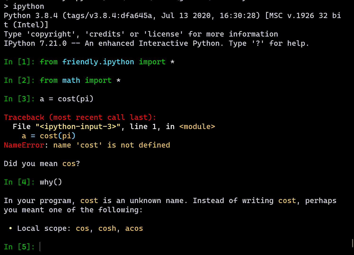 IPython s Console Friendly traceback 0 7 53